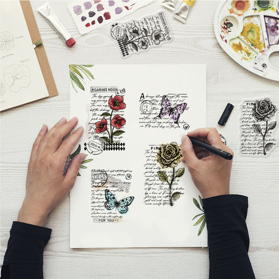 Silicone Stamps for Crafts - Creative Rubber Stamping | Globleland