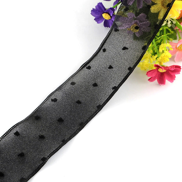 Globleland 1 Group Organza Ribbon, Coconut Brown, 3/8 inch(10mm ...